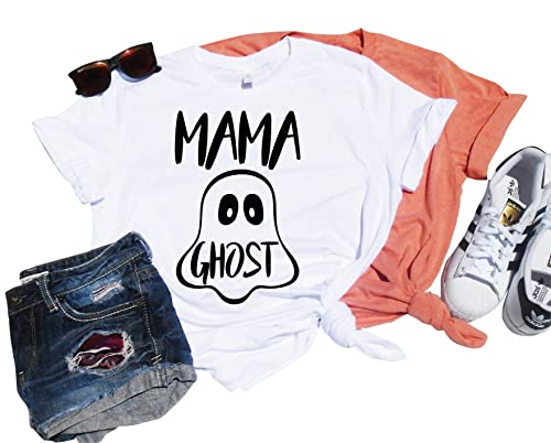 Amazon.com: Mama Ghost Shirt, Mama Ghost, Cute Mom Ghost T-Shirt, Mommy ...