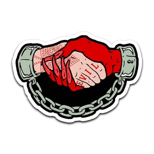 Amazon.com: 4" Deals With The Devil Sticker Black Magic Horror Punk ...