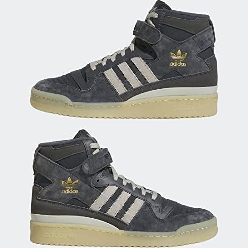 Amazon.co.jp: [アディダス] フォーラム ミッド FORUM MID ダークグレーヘザーソリッドグレー/セサミ/サンド ...