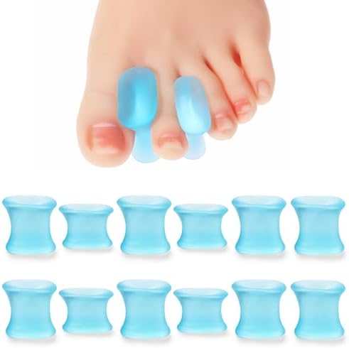Amazon.com: PGRODE 12 Pack Gel Toe Separators, Bunion Toe Spacers with ...