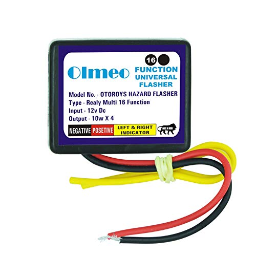 Olmeo Multimode Bike Hazard Flasher, Waterproof 16 Patterns Flasher ...