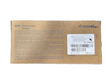 Amazon.com: Box of 40 New BD 309653 LUER-LOK TIP 60ML Syringe D613913 ...