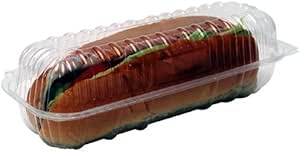 Davpack Baguette Containers Small 180 x 75 x 75 mm - Pack Qty 480 - Ref ...