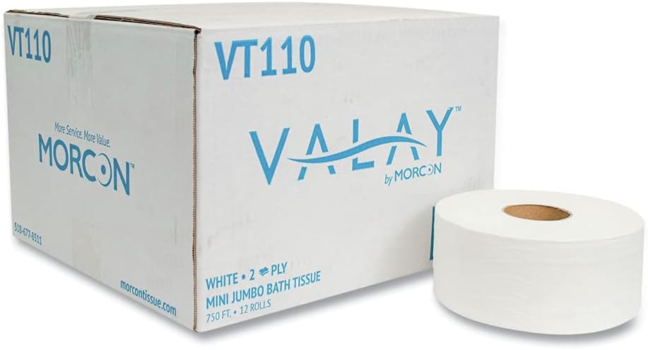 Amazon.com: Morcon Paper VT110 Morsoft Millennium Jumbo Bath Tissue ...