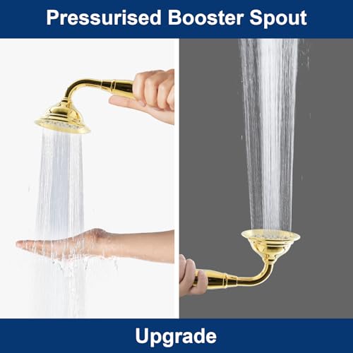 Victorian Shower Head Brass Hand Held Shower Traditional Telephone ...