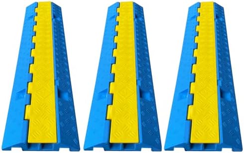 Amazon.com: Reliancer 3 Pack Dual Channel Rubber Cable Protector Ramp 2 ...