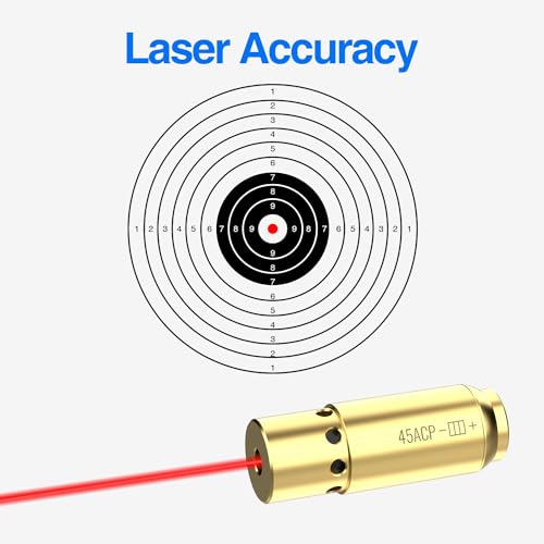 Snapklik.com : Darkfang 45 ACP Laser Bore Sight Easy Sighting Bore Sighter