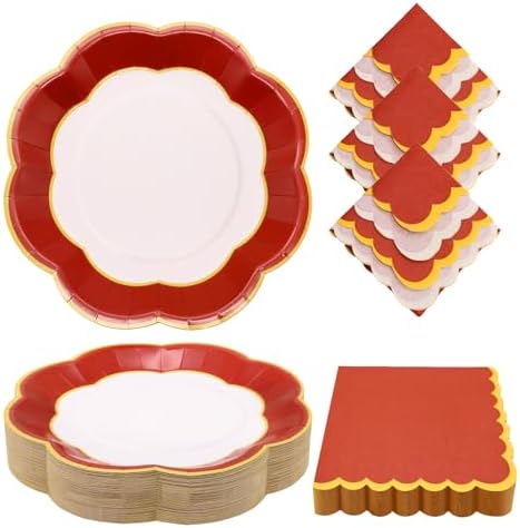 Amazon.com: Chinese New Year Blessing Paper Plates - 10 1/2" | Multi ...