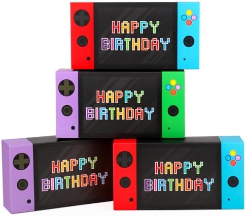 Amazon.com: Adecortalk Video Game Party Favor Boxes-16 PCS Gamer On ...
