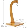 Relaxdays Porte-banane SHELDON présentoir Arbre bois de bambou grappe ...