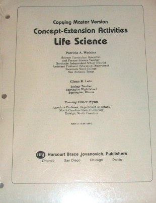 Life Science Concept-Extension Activities (Copying Master Version with ...