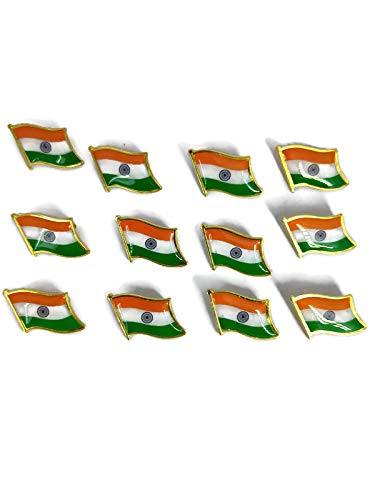 Buy Altrona Indian Flag Premium Tricolor Brass Pin Badges,Brooch Badges ...
