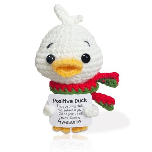 Amazon.com: Positive Duck Crochet Animals Positive Mini Emotional ...