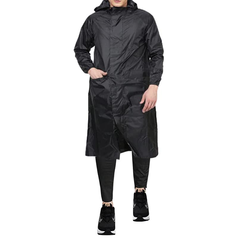 Nisha fashion Rain Coat for Men Waterproof Raincoat with Hood Rain Coat ...