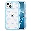 Amazon.com: QLTYPRI Bow Case for iPhone 16e, Clear Cute Ribbon Bow Phone Case Curly Wavy ...