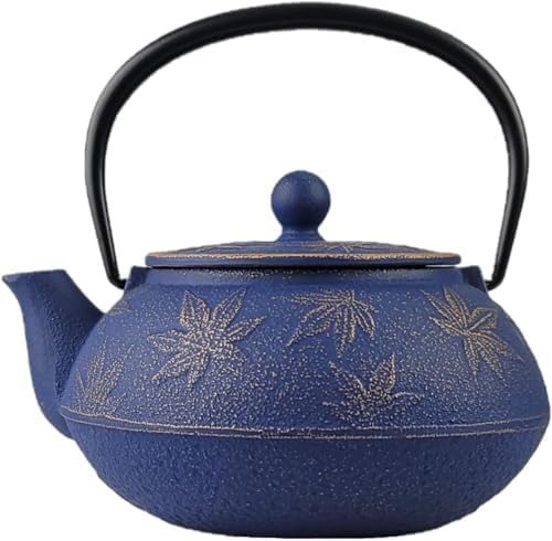 Amazon.com: Iwachu 45749 Teapot Type 5 Maple Gold/EBU 0.65L Inner Enamel Nambu Ironware : Home ...
