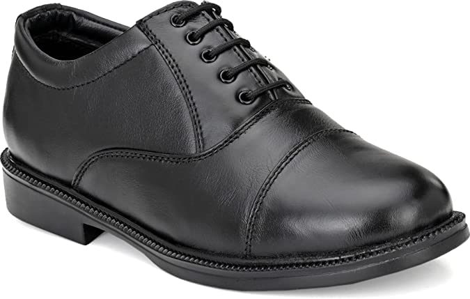 Buy Wild Boots Men's Premium Genuine Leather Formal Police Uniform Lace ...