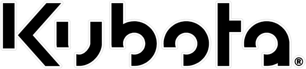 Amazon.com: 14" Black/White Kubota Utility Tractor Large Sticker Decal ...