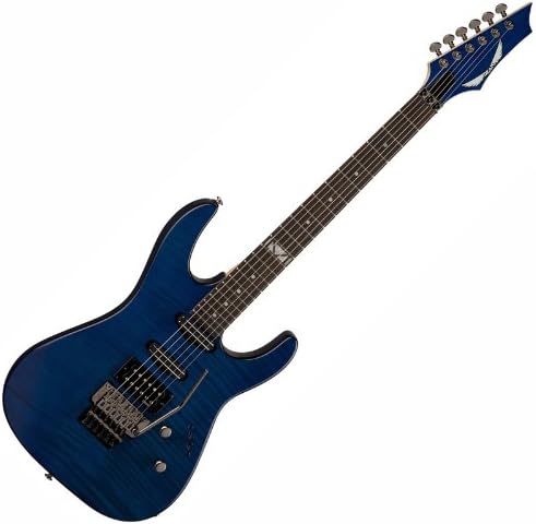 Amazon.com: NEW 2012 DEAN VINNIE MOORE VINMAN FLAMED TRANS BLUE ...