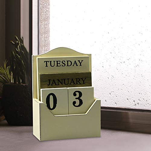 Mini Tabletop Bureau Kalender Display Stand Creatief Houten Bureau ...