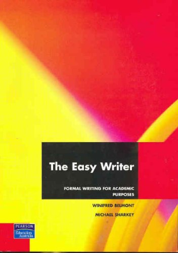 Buy The Easy Writer: Formal Writing for Academic Purposes Book Online ...