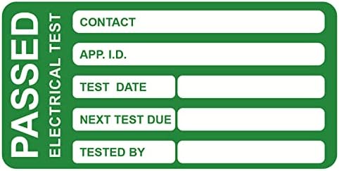 200pcs Passed Pat Test Labels with 20pcs Failed : Amazon.co.uk ...