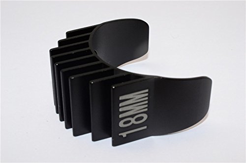 Amazon.com: Aluminum Motor Heat Sink Mount 18mm for 1/10 05, 540, 360 ...