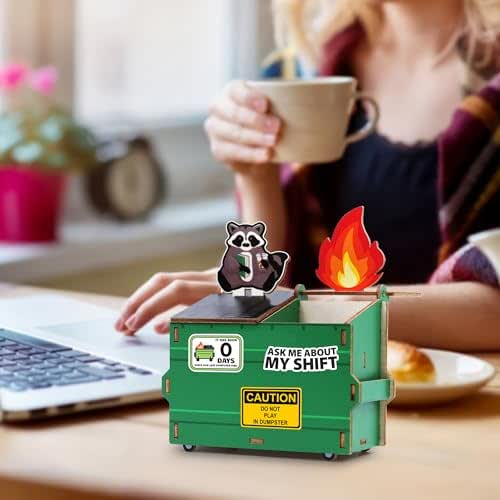 Amazon.com: Dumpster Fire Pencil Holder with Free Stickers, Funny ...