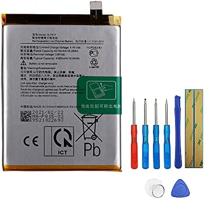 Amazon.com: SWARK Battery BLP813 Compatible with OnePlus Nord N100 ...