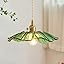 GloMuse Pendant Light Fixture Glass Hanging Light Fixture Folwer Light ...