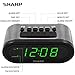 Amazon.com: SHARP Digital Alarm with AccuSet - Automatic Smart Clock ...