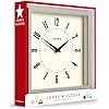 Amazon.com: JONES CLOCKS® Box Retro Dial Wall Clock - Square Clock ...