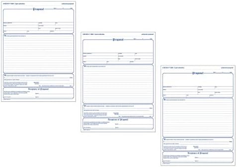 Amazon.com : Adams Contractor's Proposal Forms, 8.5 x 11.44 Inch, 3 ...