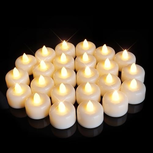 Amazon.com: Amagic 12/24/48/100Pack Flameless LED Tea Lights Candles ...