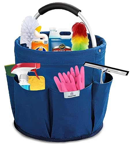 What types of cleaning caddies are available for commercial use?