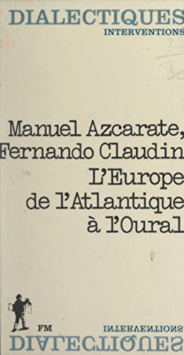 L'Europe, de l'Atlantique à l'Oural (French Edition) eBook : Azcarate ...