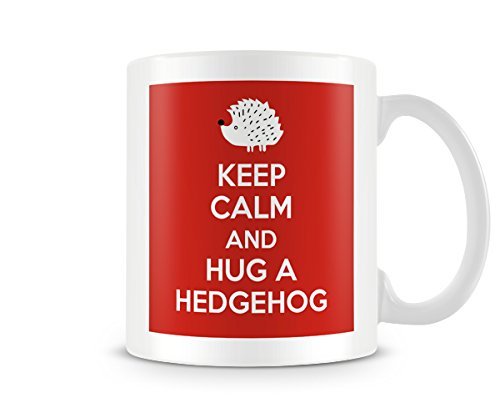 Buy ABCI Keep Calm and Hug A Hedgehog - Printed Funny Mug - Great Gift ...
