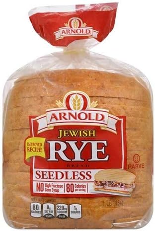 Amazon.com: Arnold Seedless Jewish Rye - 2 Loaves : Grocery & Gourmet Food