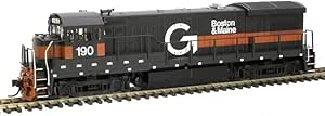 Amazon.com: Atlas HO Scale GE U33B (DCC/LokSound) Guilford/B&M (Gray/Orange) #190 : Arts, Crafts ...
