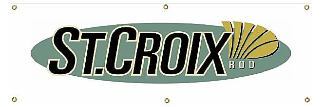 Amazon.com: ST. CROIX RODS FISHING BANNER BASS BOAT MAN CAVE DECAL ...