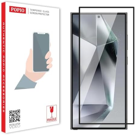 POPIO Tempered Glass Screen Protector Compatible For Samsung Galaxy S24 ...