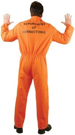 Amazon.com: Department of Corrections Prisoner Costume : Everything Else