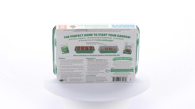Watch Back to the Roots Greenhouse Germination Kit ﹙Organic & Plantable ...