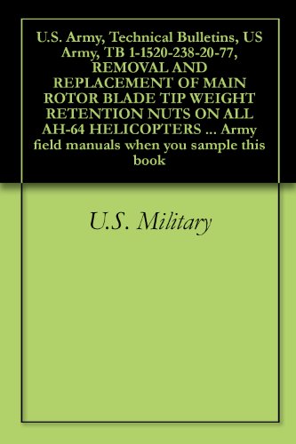 Amazon.com: U.S. Army, Technical Bulletins, US Army, TB 1-1520-238-20-77, REMOVAL AND ...