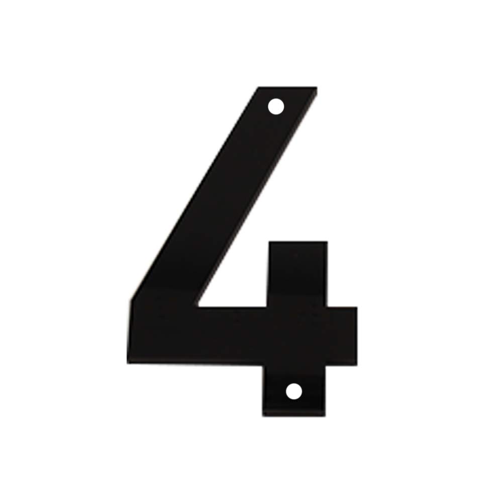 House Number Sign 6 Inch (15 cm) Large Modern Acrylic Plastic Door ...