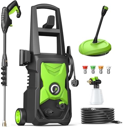 Stream Electric Pressure Washer, 1650W 135 Bar 420L/H Jet Washer Power ...