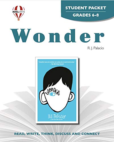 Wonder - Student Packet by Novel Units: Novel Units: 9781608786718 ...
