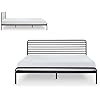 Amazon.com: Zinus Tom Metal Platform Bed Frame, Mattress Foundation, No ...