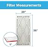Filtrete 20x36x1 AC Furnace Air Filter, MERV 11, MPR 1000, Micro Allergen Defense, 3-Month ...