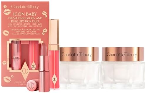 Amazon.com: Charlotte Tilbury Magic Cream Duo with Icon Baby Lip Set ...